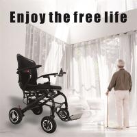 China Electric Folding Wheelchair with Carbon Fiber Material and 6km/h Speed for sale