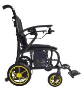 China 11.5kg Light Weight Widened Seat Carbon Fiber Power Wheelchair with Electromagnetic Brake for sale