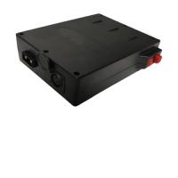 China DC24V150W*2 Motor Aluminum Transfer Wheelchair Folding Back Aluminum Electric Wheelchair for sale