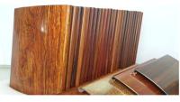 China Wooden Effect Thermoset Powder Coating Polyester Heat Transfer 200C 40um for sale