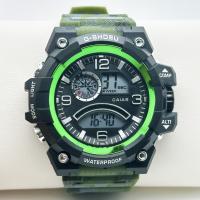 China Hot Sale Sports Casual  Green Silicone Smart Digital Quartz Wristwatch for sale