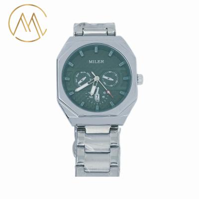 China Customized Logo Watch Stainless Steel Band Quartz Watch with 7 Colors for sale