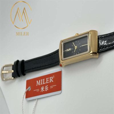 China Fashion Design Women Quartz Wrist Watch Black / Red Band Color Special Features Waterproof for sale