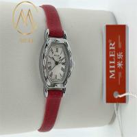 China Timeless Elegance Leather Strap Quartz Watch Woman Watch for sale