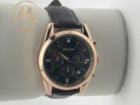 China Fashion Round Dial Men′s Watch Design Multi-Function Calendar Quartz Wristwatch for sale