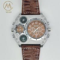 China Men Quartz Watch Elegant Design Quartz Light Watch With Push-Button Hidden Clasp for sale