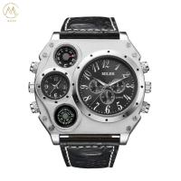 China Modern Analog Leather Strap Quartz Watch Leather Band Quartz Wrist Watches for sale
