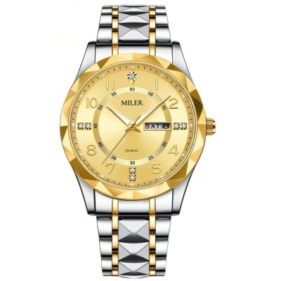 China ML-1003 quartz wrist watch Waterproof Watches Luminous Stainless Steel Watches for sale