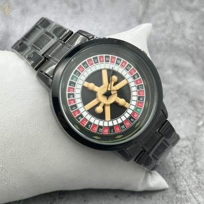 China Seven Color Stainless Steel Strap Watch Quartz  Movement Analog Display Type for sale