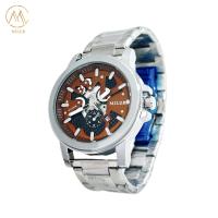 China ML1112B Silver Stainless Steel Strap Watch with Mineral Dial for sale