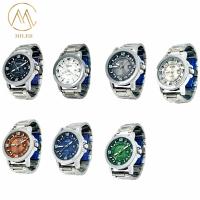 China Waterproof Luminous Hands Durable Luxury Business Stainless Steel Couple Watch for sale
