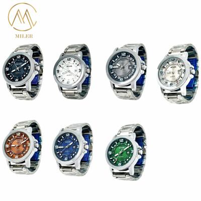 China Waterproof Luminous Hands Durable Luxury Business Stainless Steel Couple Watch for sale