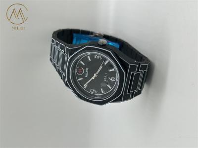 China Custom Logo 3ATM Waterproof Stainless Steel Strap Watch for Men Black Band and Digital Display for Active Lifestyles for sale