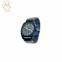 China New Design Silver and Black Bezel Waterproof Quartz Movement Watch for Adult for sale