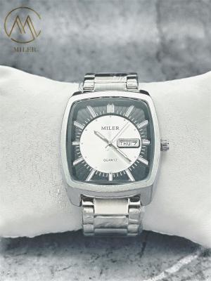 China Luxury Waterproof  Date Showing Stainless Steel Quartz Watch for Men and Women for sale