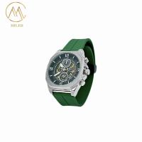 China Latest Style Designed Waterproof Quartz Watch with Silicone Strap for sale