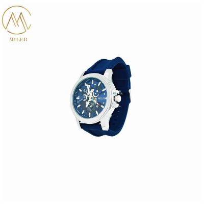 China Dial Classic Mens Wrist Watches Luxury Sports Wrist Watches Silicone Band for sale