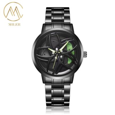 China Round Type Men's Quartz Light Watch With Stainless Steel Strap for Men's Busy Schedule for sale