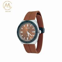China Black Bezel Mens Quartz Wrist Watches with 8 Dial Colors for Choice for sale