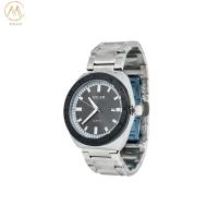 China Simple Business Quartz Watch Stainless Steel Strap Wristwatch For Men With Calendar for sale