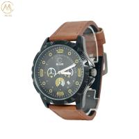 China Customized LOGO Quartz Wrist Watch with Laser Printing Logo Case Back for sale