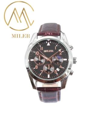 China Miler Stainless Steel Quartz Watch 30m Waterproof Dress Style for sale