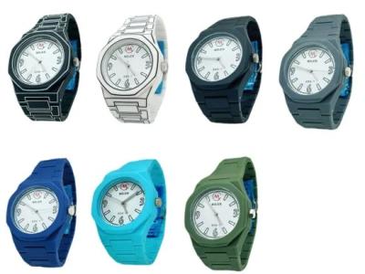 China Men's Quartz Wrist Watch with Blue Dial Oval Case and Buckle Clasp for sale