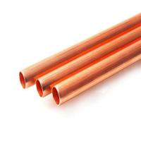 China Astm Plumbing Straight Copper Tube  B111-C44300 C68700 99.99% for sale