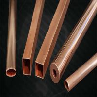 China Astm Plumbing Straight Copper Tube  B111-C44300 C68700 99.99% for sale