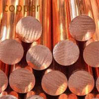 China Astm 99.99% Purity C27400 Solid Copper Rod Corrosion Resistance Red for sale