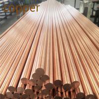 China Astm 99.99% Purity C27400 Solid Copper Rod Corrosion Resistance Red for sale