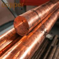 China 8mm Copper Earth Rod , C10300 Copper Welding Rod for sale
