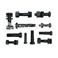 China Carbon Steel Oval Neck Track Railway Bolts And Nuts M20 X 150 12.9 Grade for sale