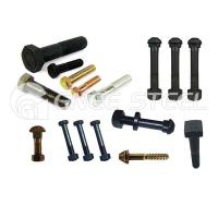 China Carbon Steel Oval Neck Track Railway Bolts And Nuts M20 X 150 12.9 Grade for sale