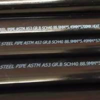 China ASME SA53 Grade B ERW Pipe Round Hot Rolled for sale