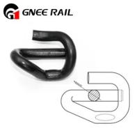 China 60Si2MnA E 2055 Rail Fasteners Clip 42-47 HRC Hardness for sale