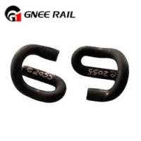 China 60Si2MnA E 2055 Rail Fasteners Clip 42-47 HRC Hardness for sale