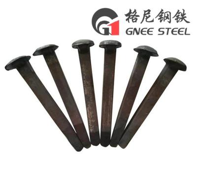 China Railway Square Head Screw Spike Stable And Aligned Rail Fasteners for sale