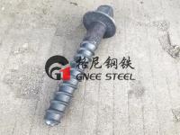 China Customizable Ss8 Railway Fastener Railway Sleeper Spike For Sale for sale