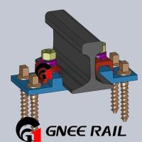 China High Strength KPO9 Rail Clamp Rail Fasteners For Crane Rail Systems for sale