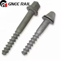 China High Strength DHS35 Rail Screw Spike Rail Fasteners for W14 Railway Fastening System for sale