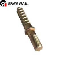 China Double Head Railway Screw Spike Surface Treatment Options for Corrosion Resistance for sale
