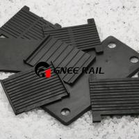 China Rubber Rail Pads Rail Fasteners for Railway Tracks Reduce Fatigue Cracking for sale
