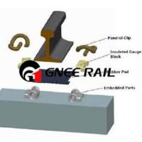 China Enhance Rail System Efficiency with Our Advanced Rail Fasteners and Rubber Pads for sale