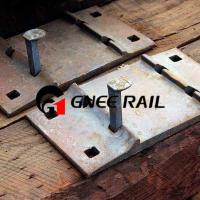 China High Strength Hook Twin Tie Plate Professional Rail Fasteners for Frog and Guard Rails for sale