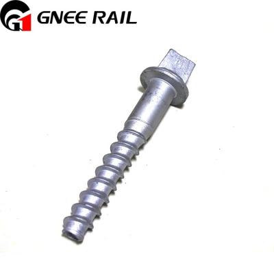 China Screw Spikes Rail Fasteners for Securely Holding Rails and Baseplates for sale