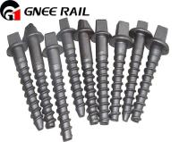 China Screw Spikes Rail Fasteners for Securely Holding Rails and Baseplates for sale
