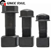 China High Performance Button Head Oval Neck Fish Bolts For Rail Fasteners System for sale
