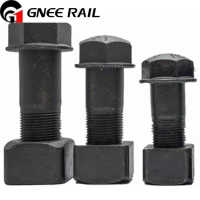 China High Performance Button Head Oval Neck Fish Bolts For Rail Fasteners System for sale