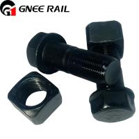 China High Performance Button Head Oval Neck Fish Bolts For Rail Fasteners System for sale